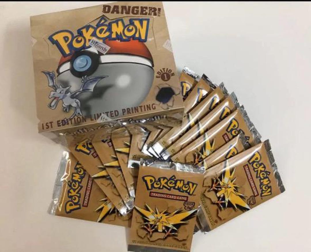 Pokemon Fossil Booster Box - Etsy