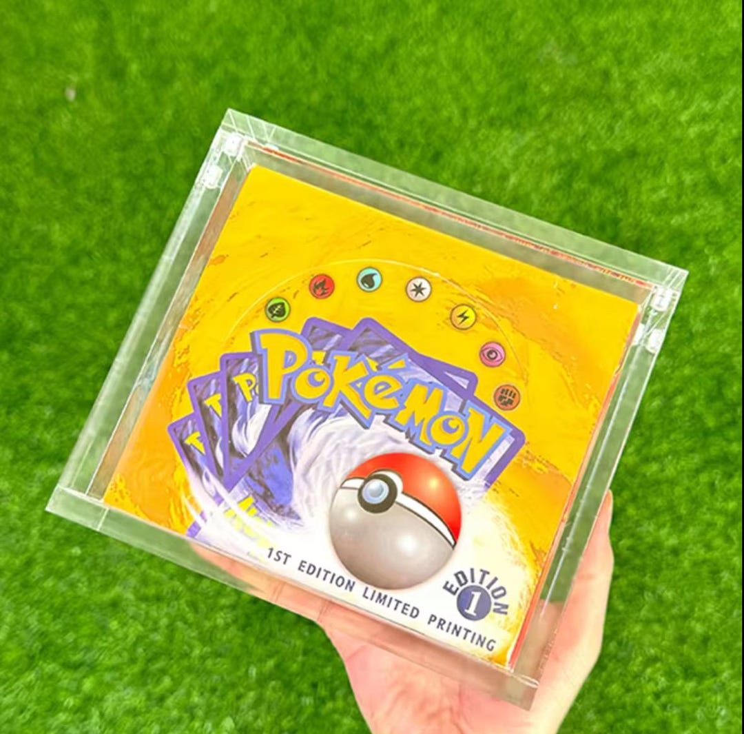 Acrylic Pokemon Booster Box Display Case - Etsy