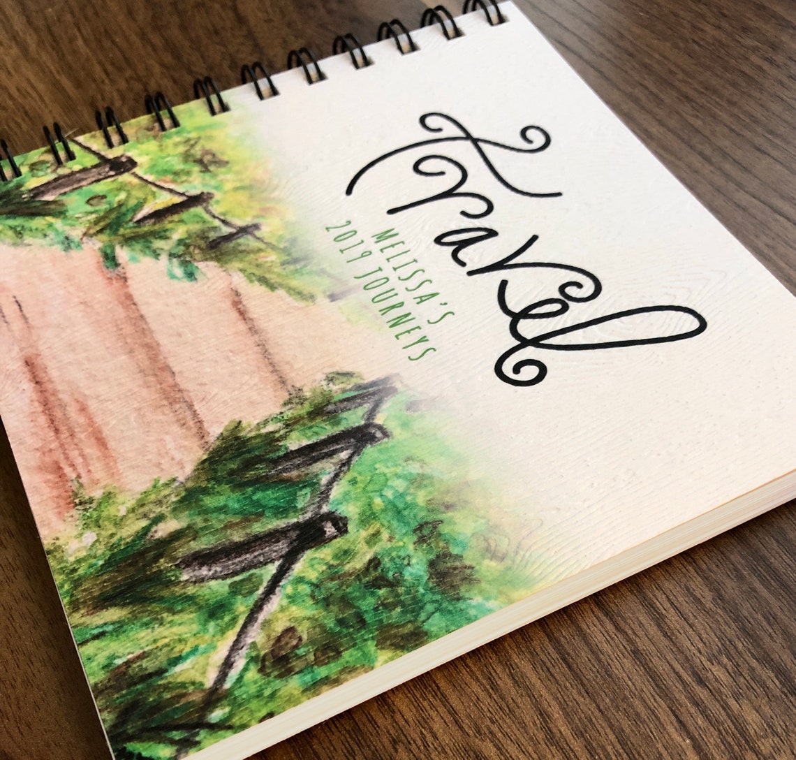 Travel Journal Personalized Travel Journal Yearly Travel - Etsy