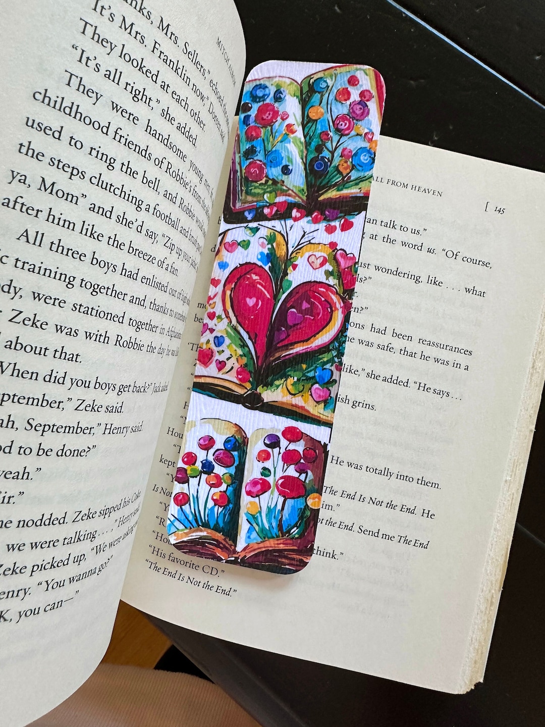 Bookmarks - Set of 3 Book Themed Designs - Etsy