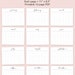 Printable Digital Calendar Blank Monthly PDF - Etsy