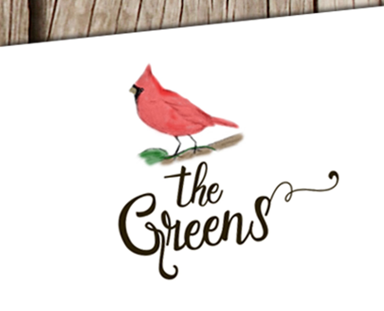 Personalized Notepad Red Cardinal Bird Notepad | Etsy