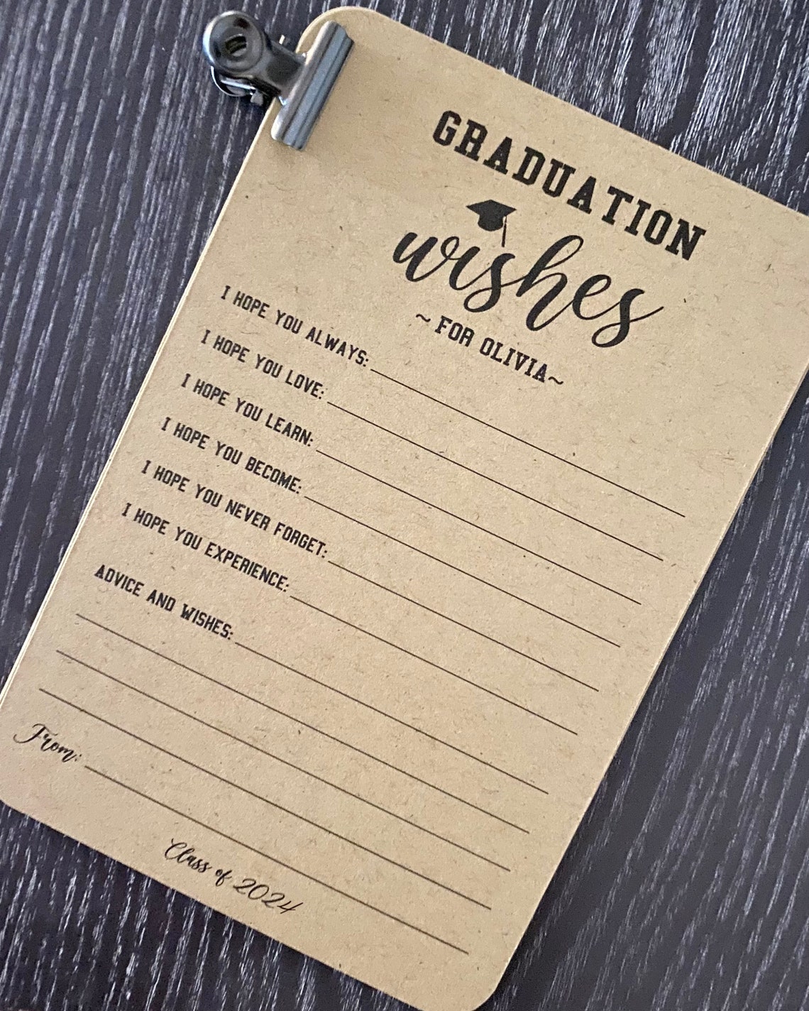 Graduation Party Cards, Graduation Wishes Cards, Advice Cards, Class of ...