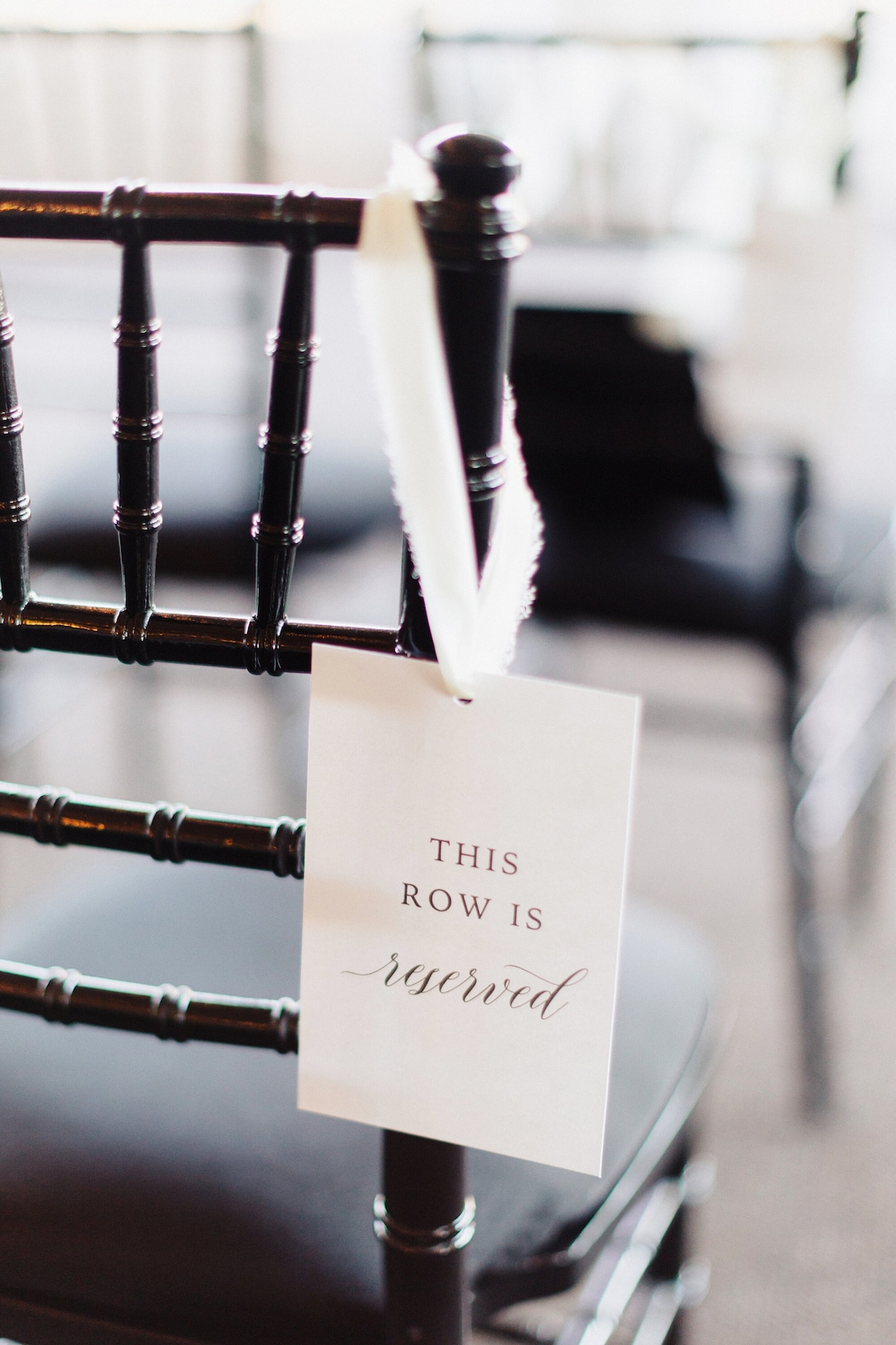 Reserved Seating Row Sign Digital Download - Etsy