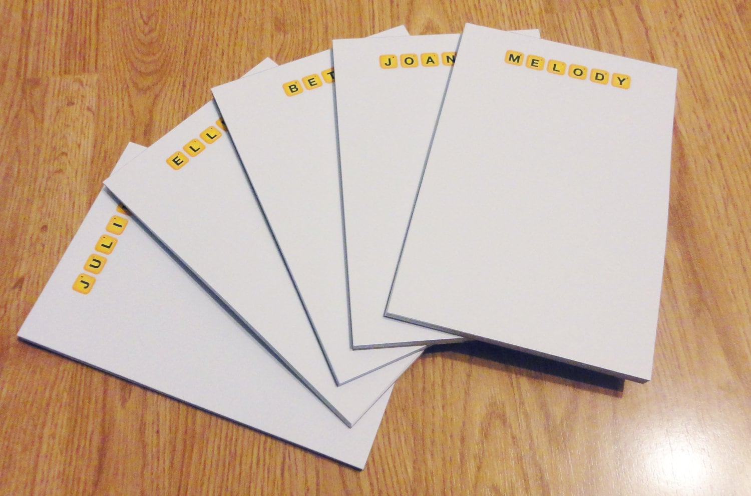 Notepad Words with Friends Style Notepad Great Gift | Etsy