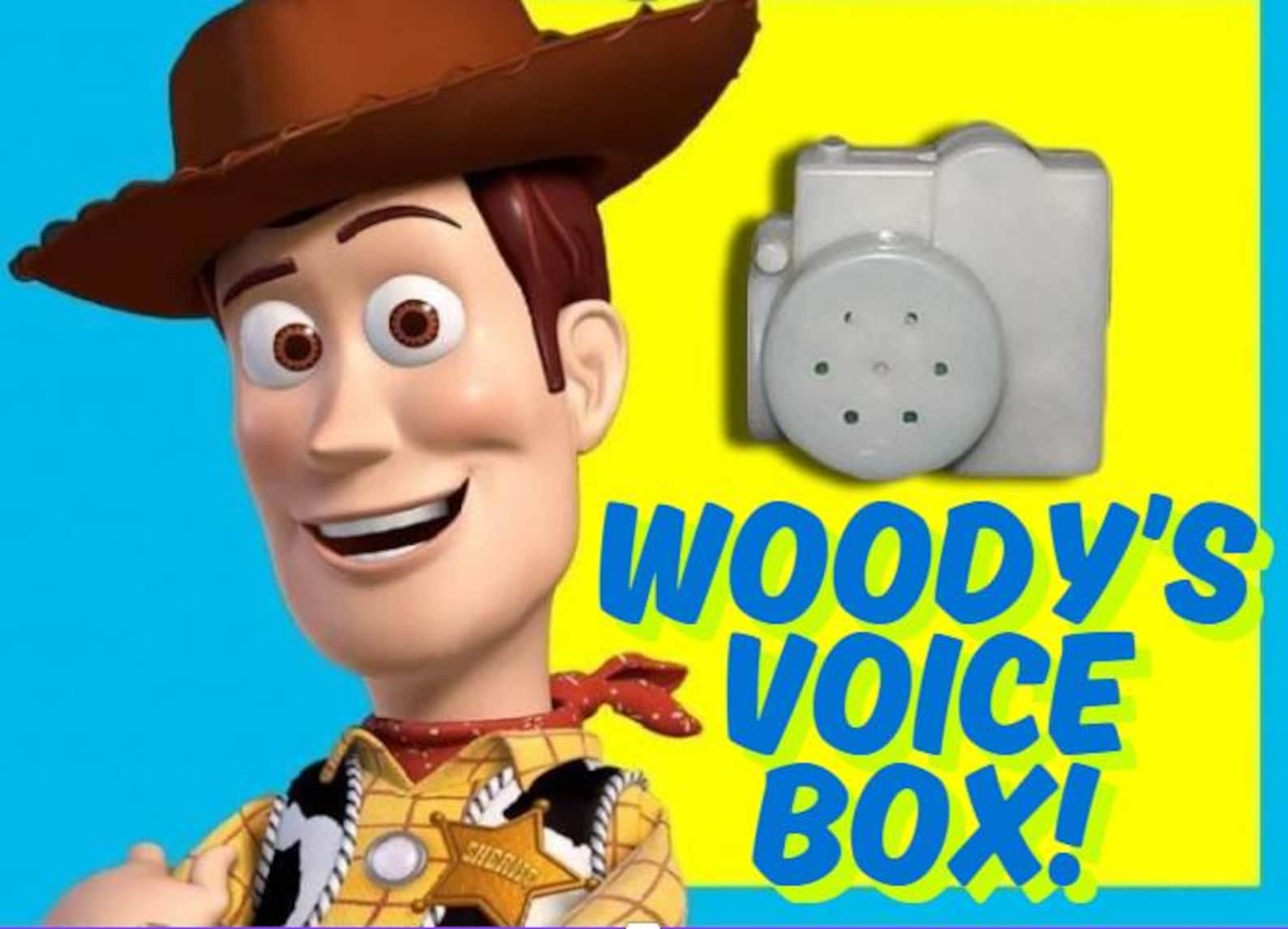 Toy Story Woody Pull String Voice Box Prop Replica for Dolls Screen ...