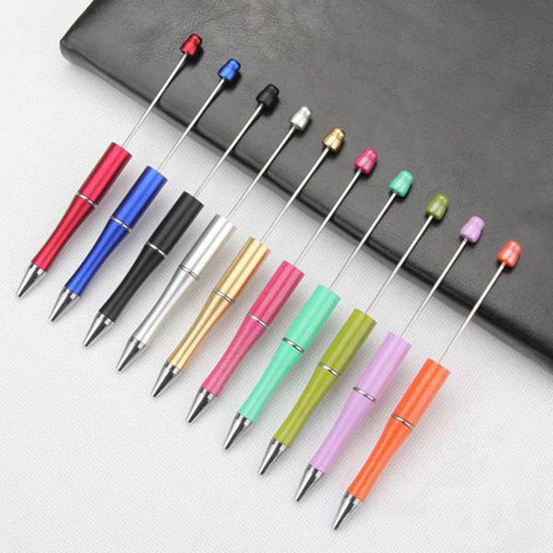 Beadable Blank Ball Point Ink Pen With Removable Stem Choose 2 or 4 per ...