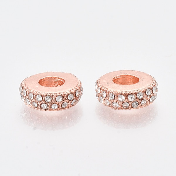 Rose Gold Spacer Beads - Etsy