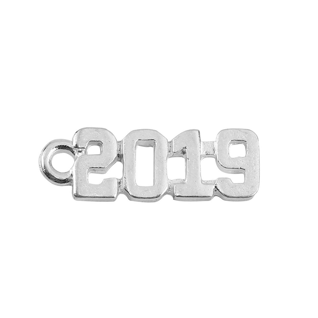 2019 Silver Alloy Charm: Graduation, Anniversary Jewelry - Etsy