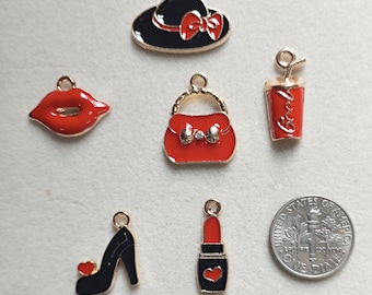 Red Hat Charms - Etsy