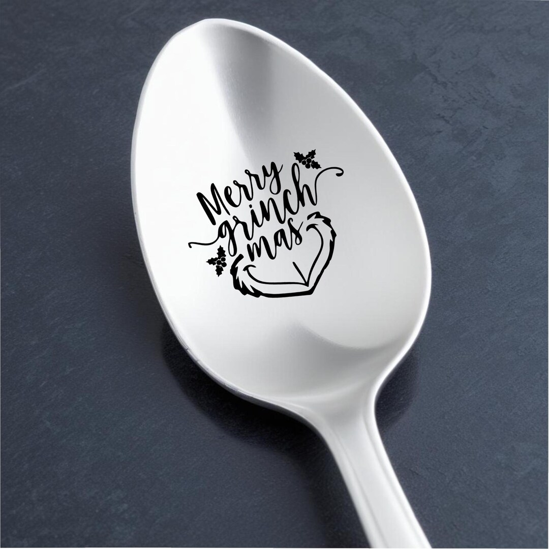 Merry Grinchmas Spoon - Kids Spoon -children Special Gifts - Festival ...