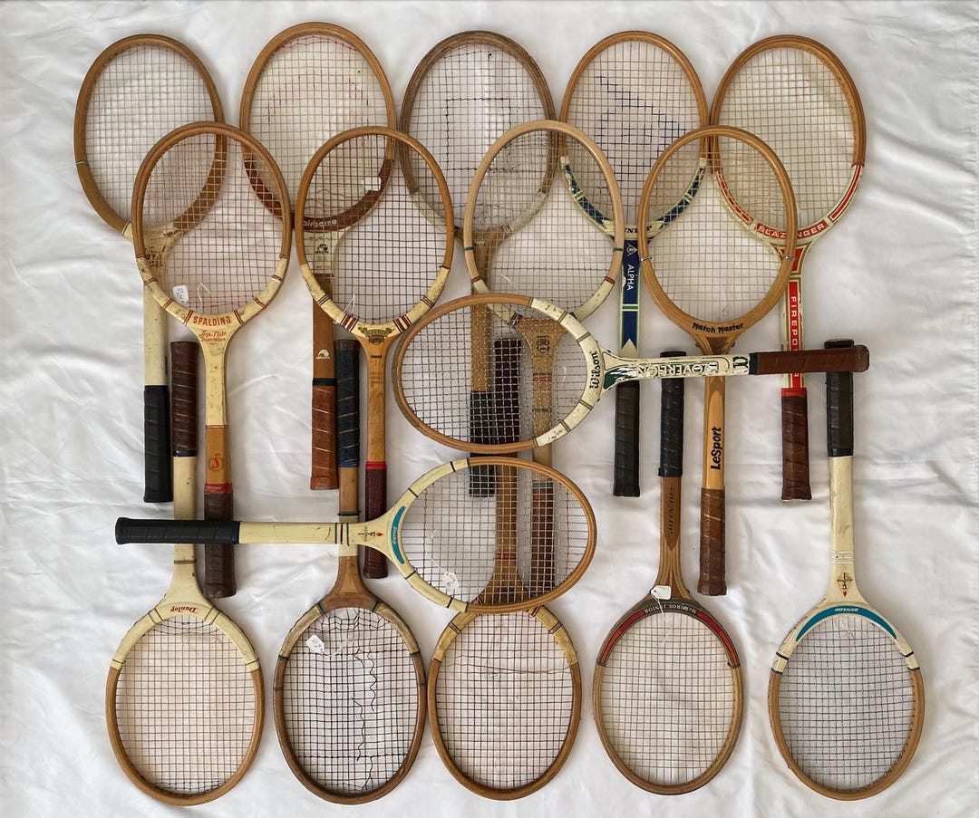 Vintage Tennis Rackets 1925/1970 - Etsy