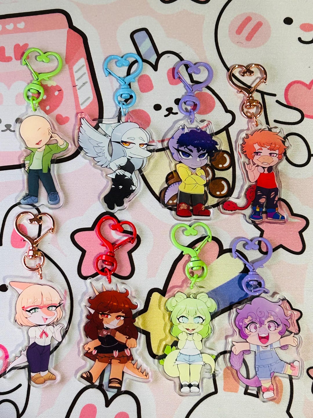 Chibi Snoot/gvh Character Keychains Double Sided Design (2.5") - Etsy