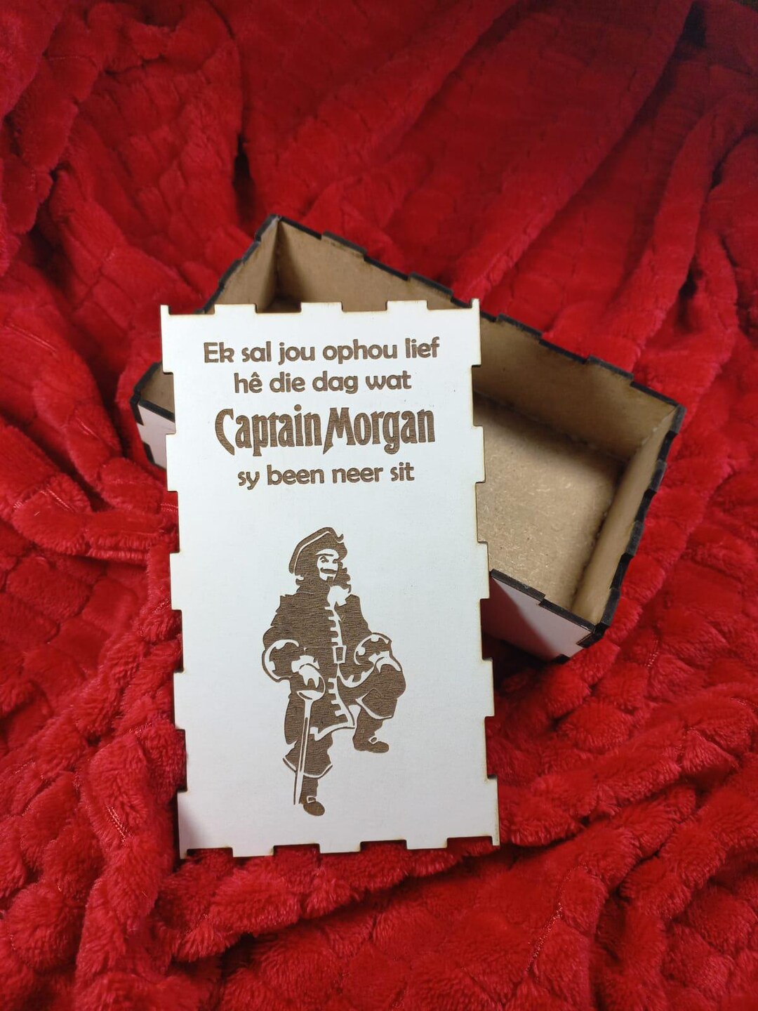 Captain Morgan Box . Suitable for Small Captain Morgan Bottle - Etsy