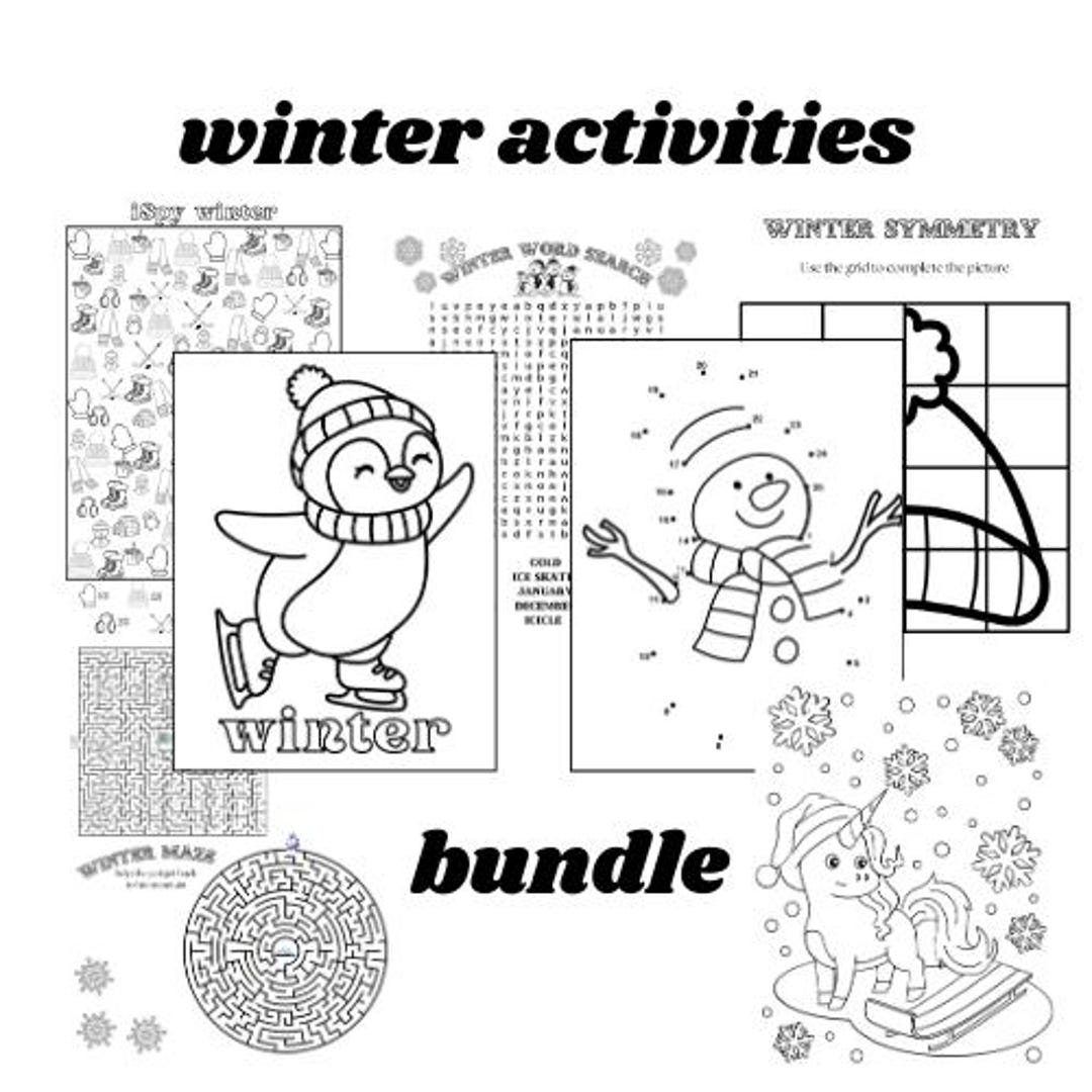 Winter Wonderland Printable Activity Pack for Kids | Fun & Educational ...