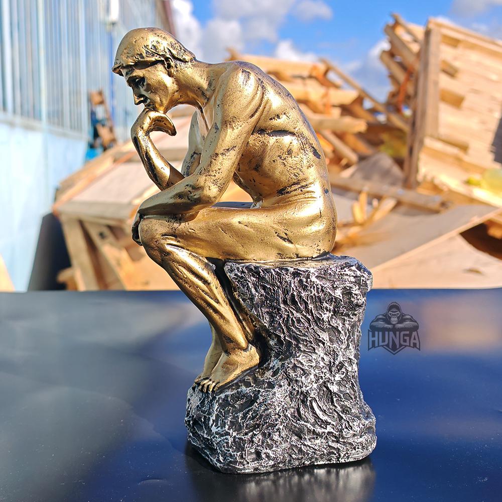 Thinking Man Sculpture Statue Decor Gift Home Decor Office Decor Art - Etsy