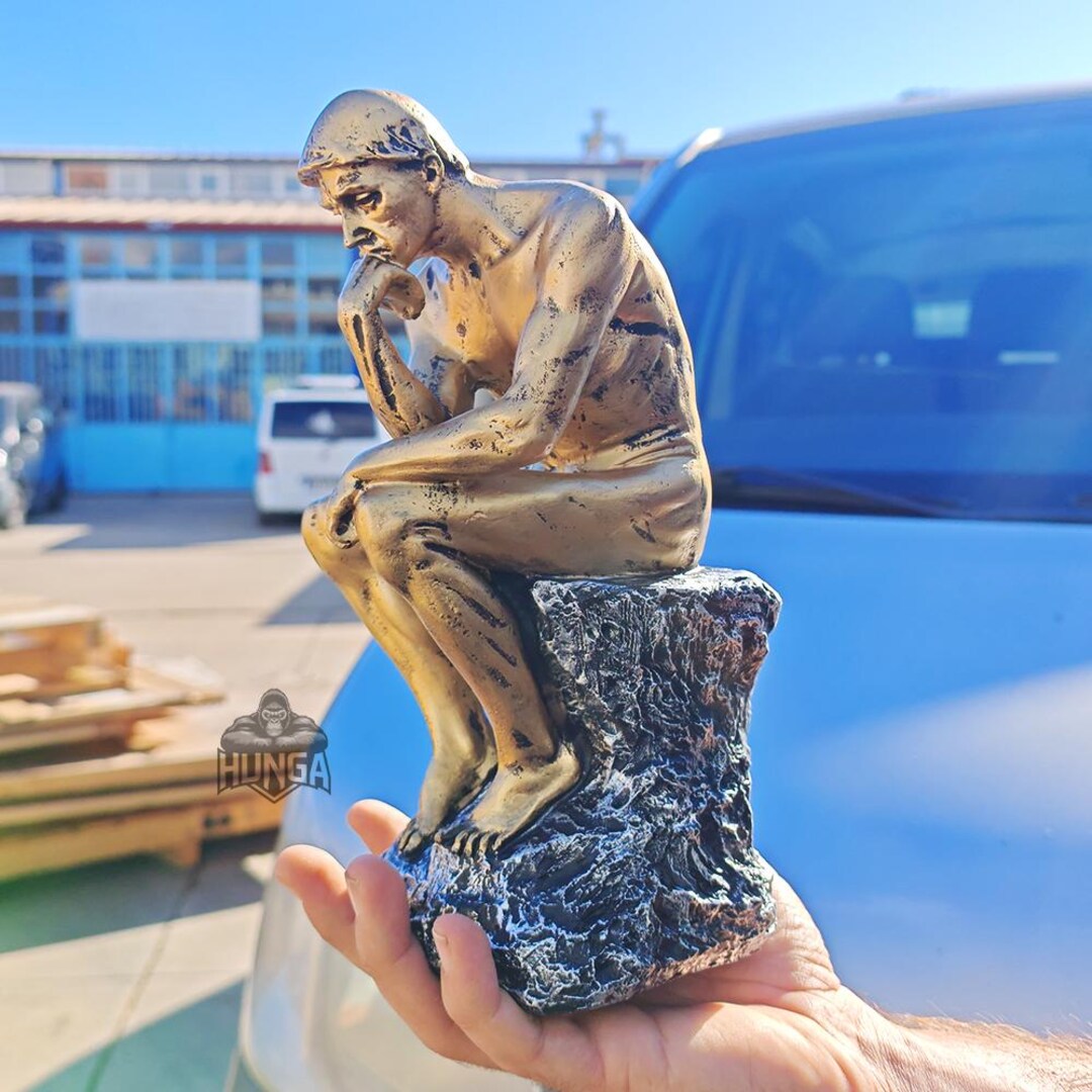 Thinking Man Sculpture Statue Decor Gift Home Decor Office Decor Art - Etsy
