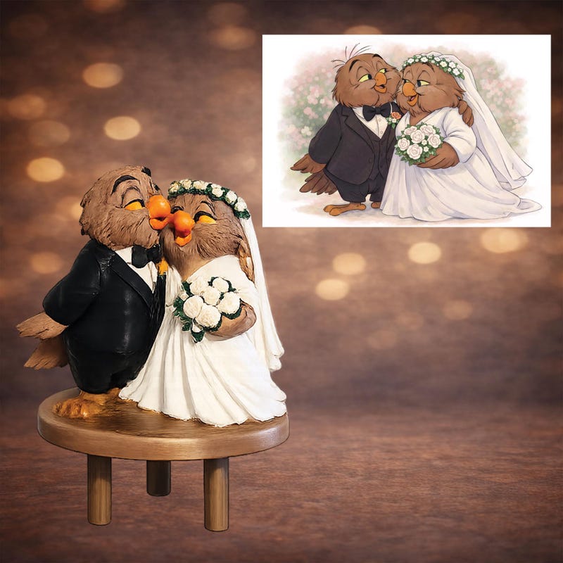 3d Cake Topper From Photo - Etsy