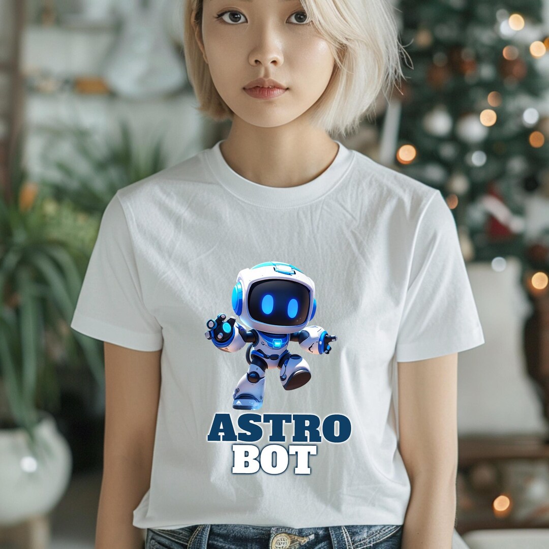 Astro Bot Cartoon Design: Premium JPG, PNG, SVG Files for T-shirts ...