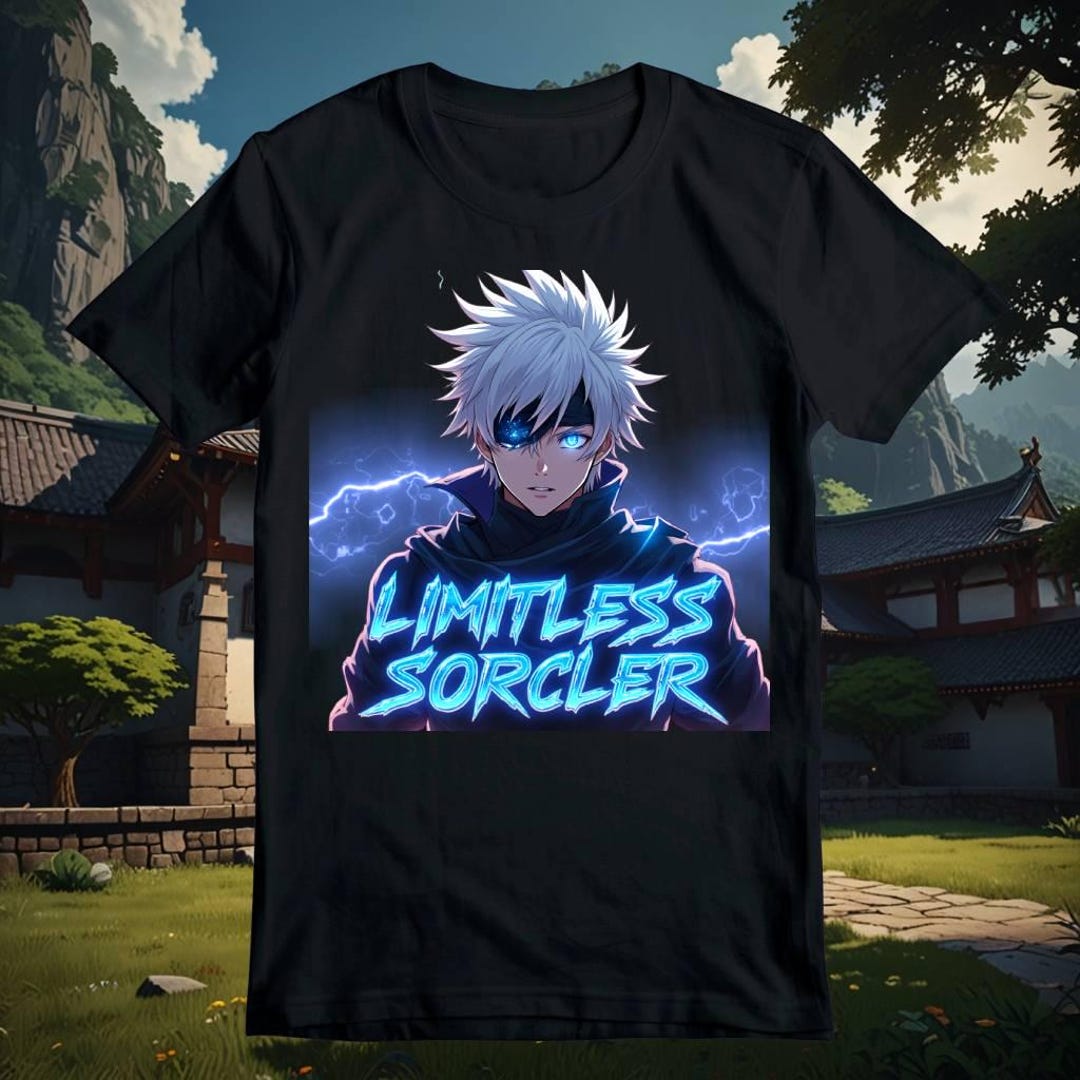 Satoru Gojo Limitless Sorcler PNG, JPG, SVG Jujutsu Anime Digital ...