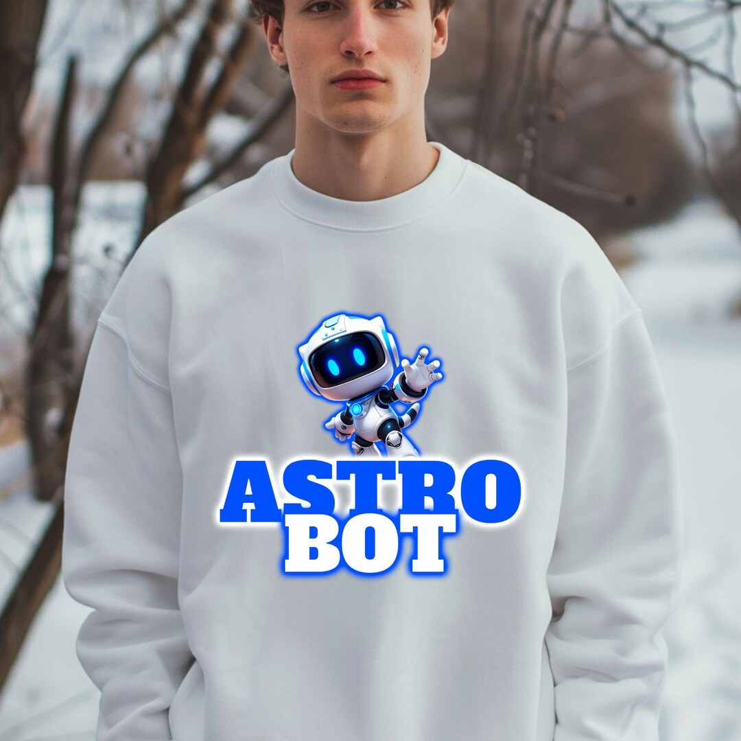 Astro Bot Cartoon Design: High-res JPG, PNG, SVG Files for Apparel - Etsy