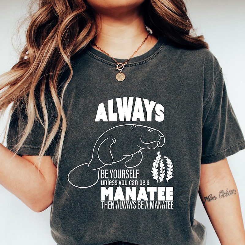 Manatee T Shirt - Etsy