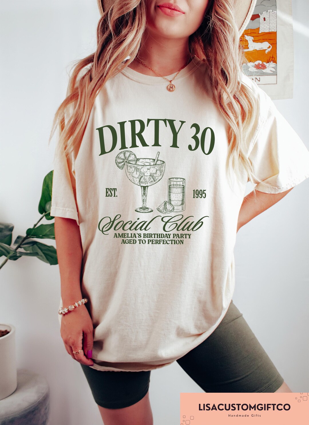 Dirty 30 Shirt, Custom Birth Year T Shirt, 30th Birthday Shirt, Dirty ...