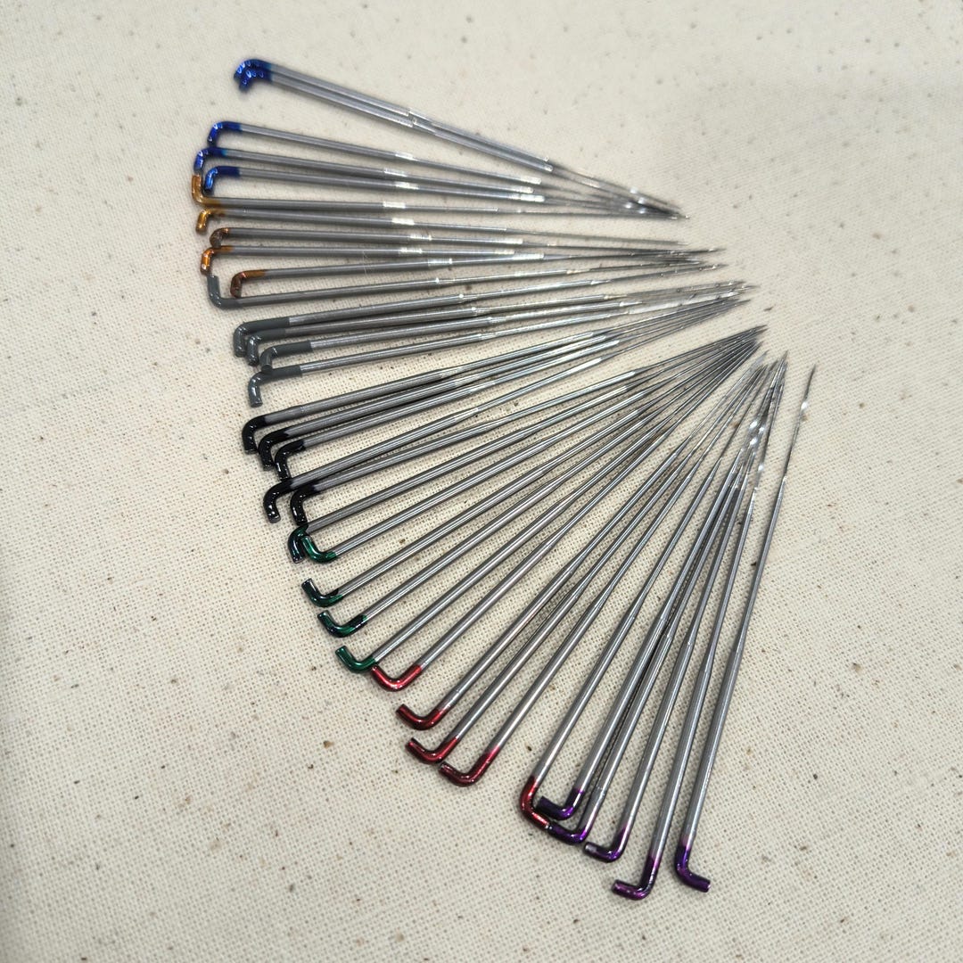 Felting Needles 40 Pcs Set Colour-coded Star / Reverse / Twisted/spiral ...