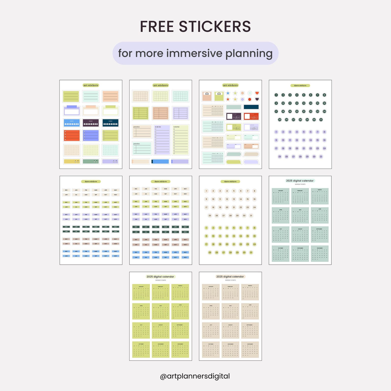 Undated Weekly Digital Planner Minimalist Journal PDF for iPad Tablet ...
