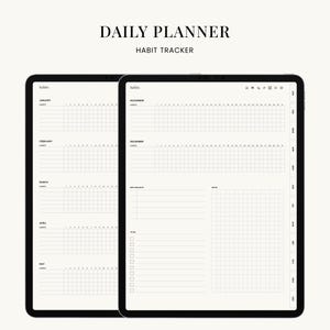 2025 Digital Daily Planner Dated Monthly Yearly Templates Vision Board ...
