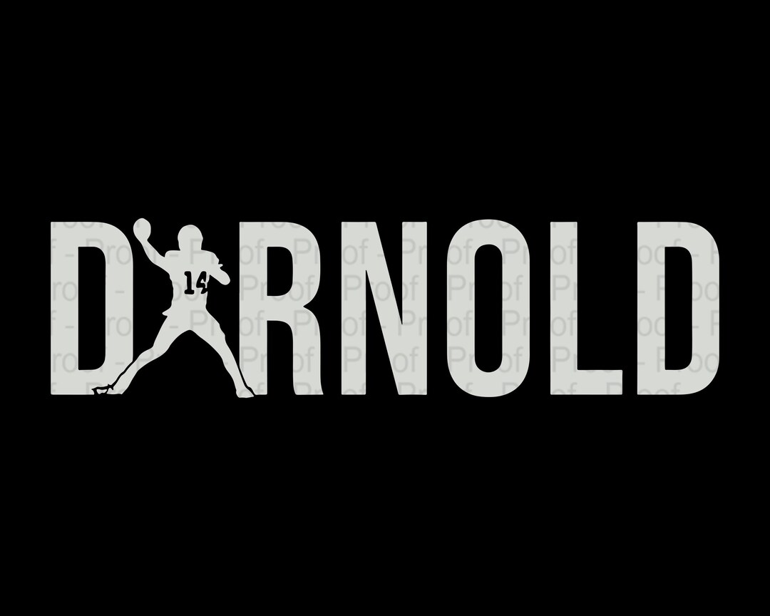 Sam Darnold Svg, Sam Darnold Png, Sam Darnold Dxf, Sam Darnold Cricut ...