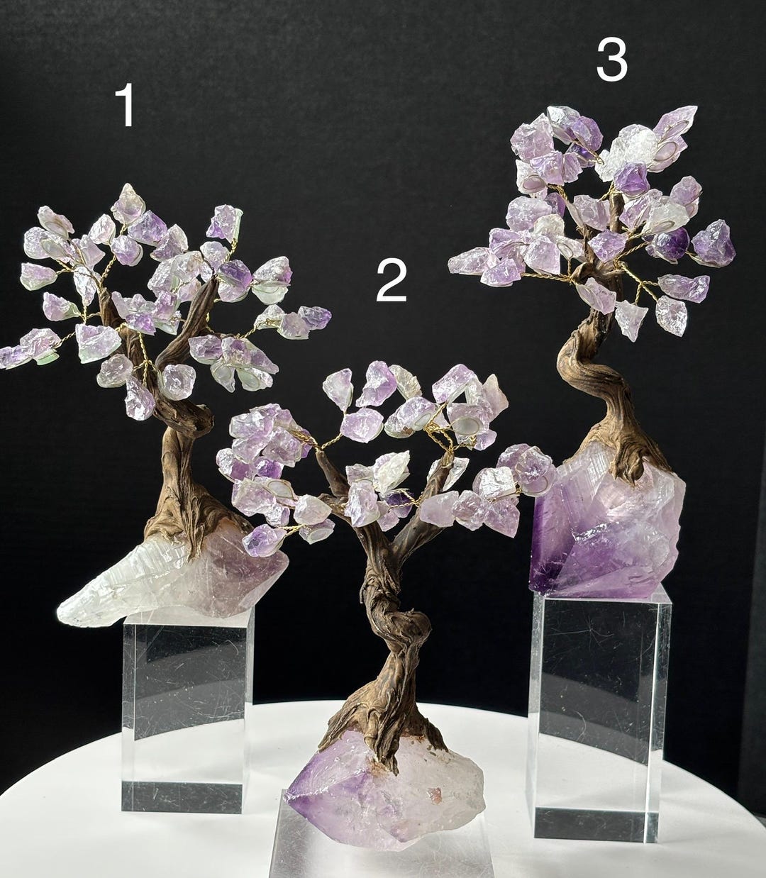 Raw Amethyst Gemstone Crystal Tree - Natural Crystal - Purple Chip ...