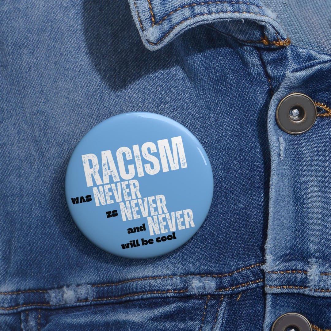 Anti-racism Pin, Equality Badge, Diversity Button, Inclusion Pin ...