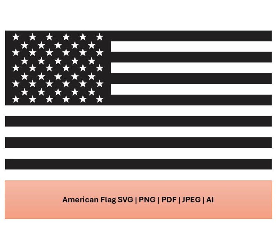 American Flag SVG: Patriotic Engraved & Cutting Files (digital Download ...