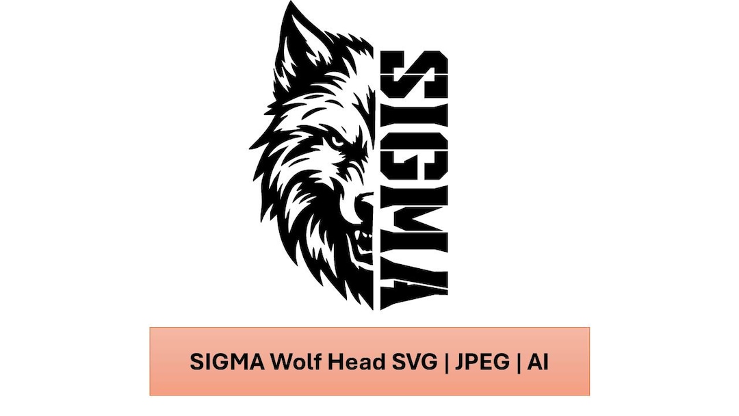 Signa Wolf Kopf SVG: Tribal Logo Clipart - Cricut & Laser Schnitt ...