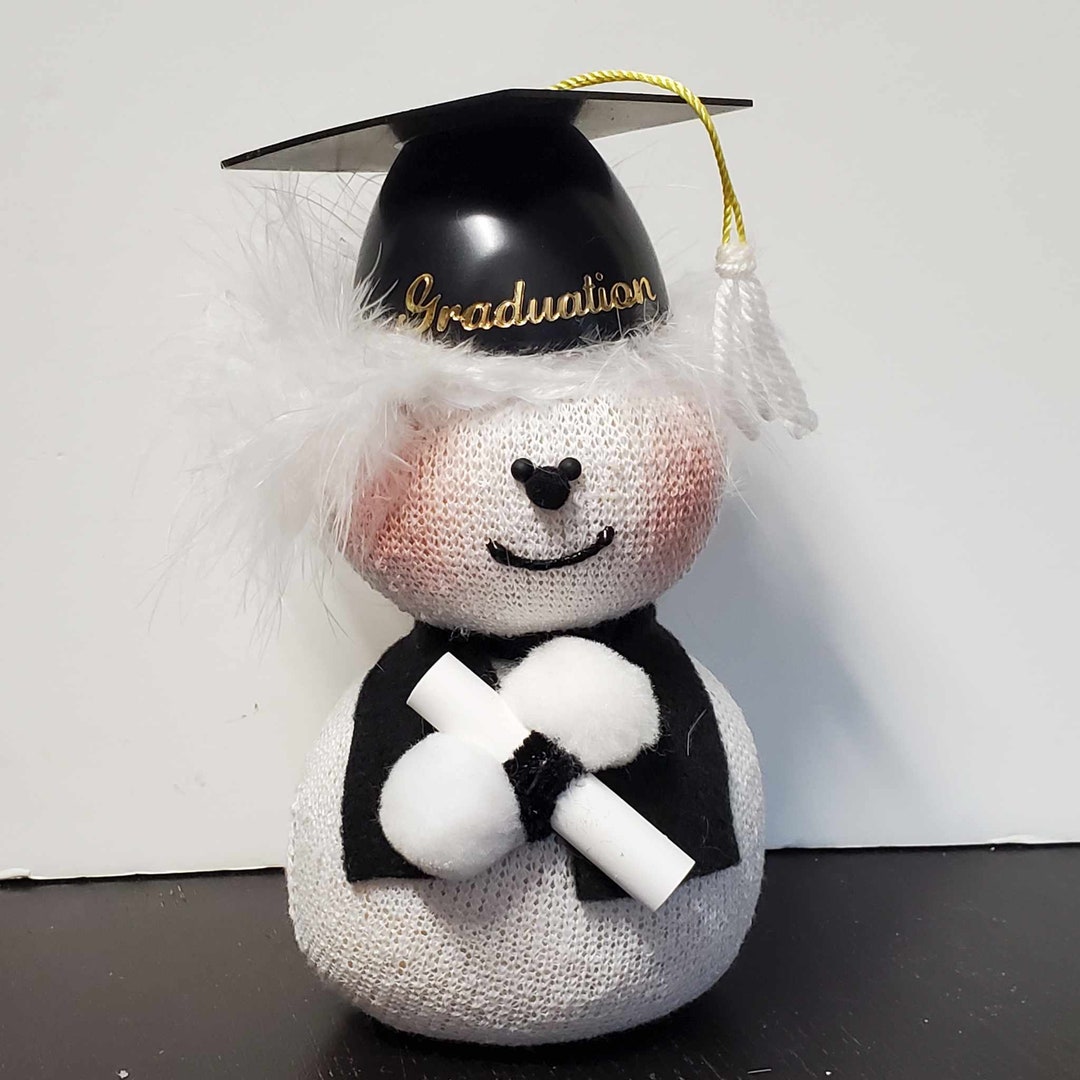 Graduation Snowman Sock People Celebration - Etsy