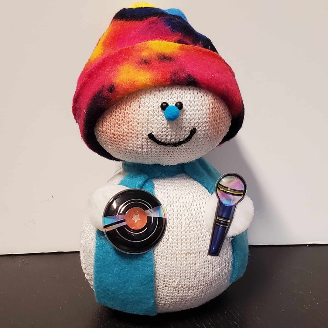 The 80s Are Calling This Themed Snowman Record Microphone Karaoke - Etsy