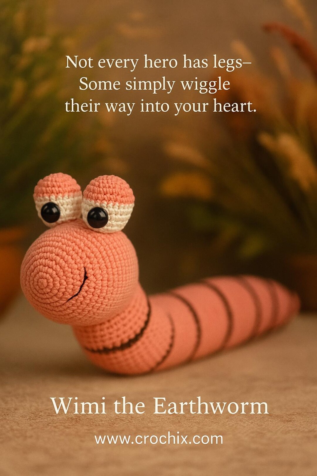 Wimi the Earthworm PDF Pattern – Crochet Tutorial in English, German ...