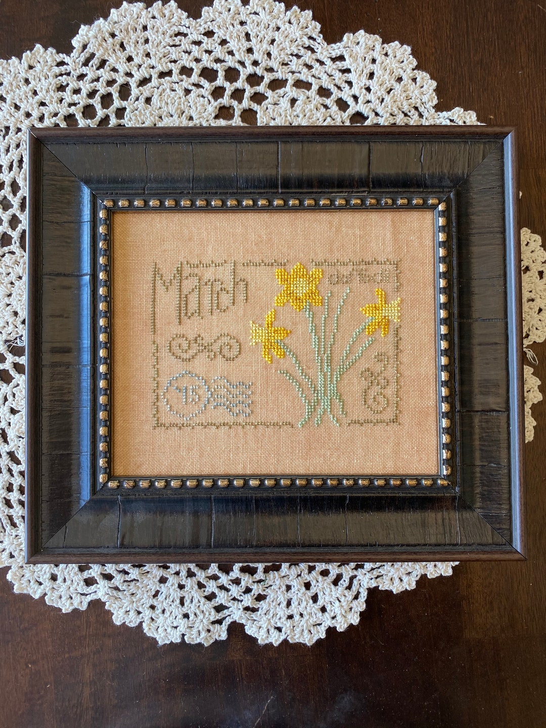 March Floral Postcard - Etsy