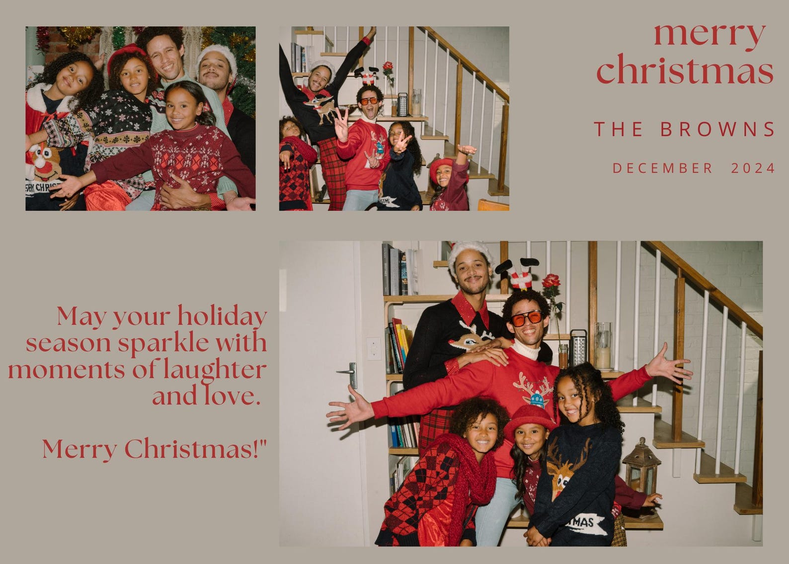 Merry Christmas Cards, Family Photo Christmas Cards, Christmas Card ...