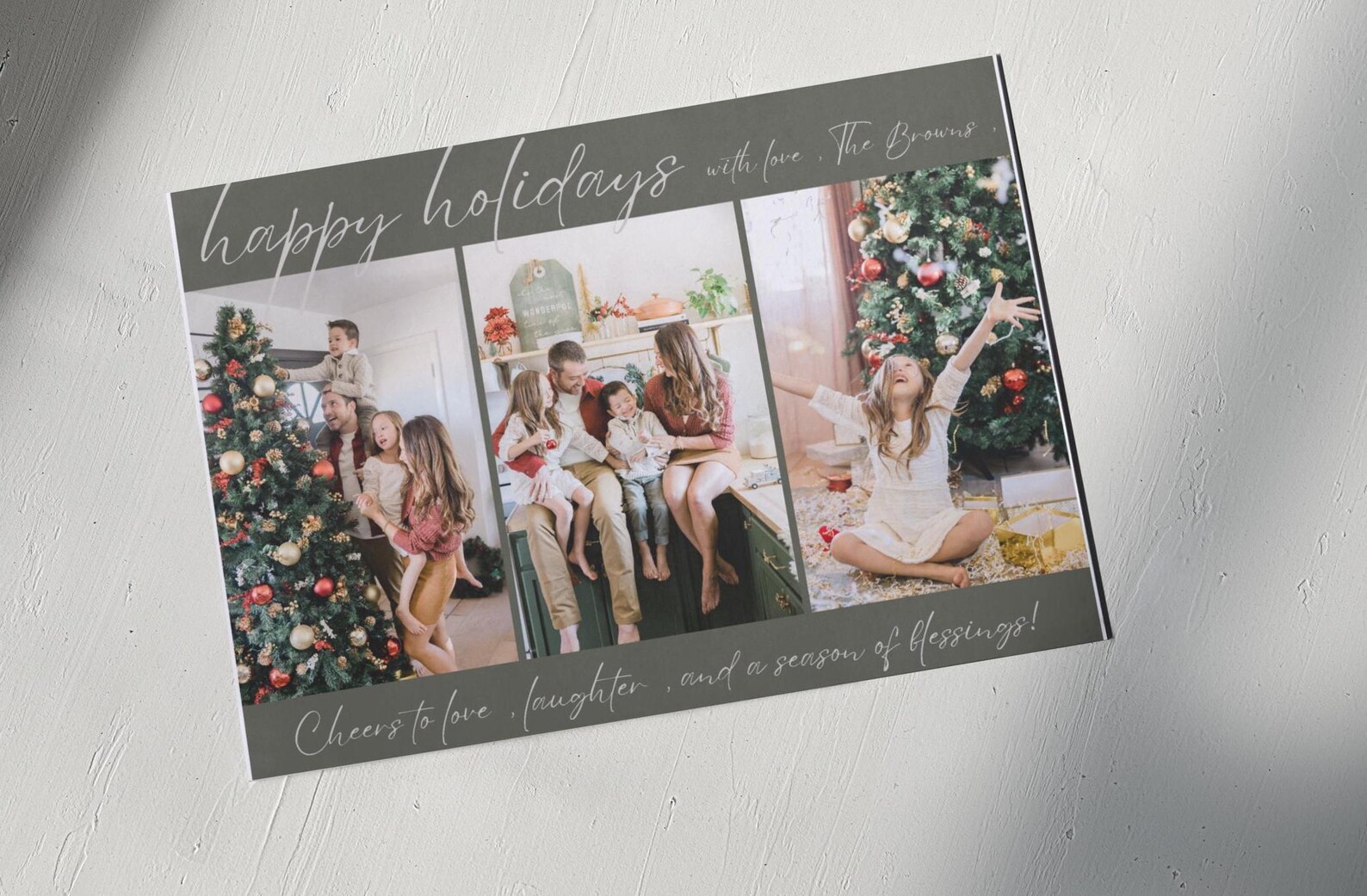 Merry Christmas Cards, Family Photo Christmas Cards, Christmas Card ...