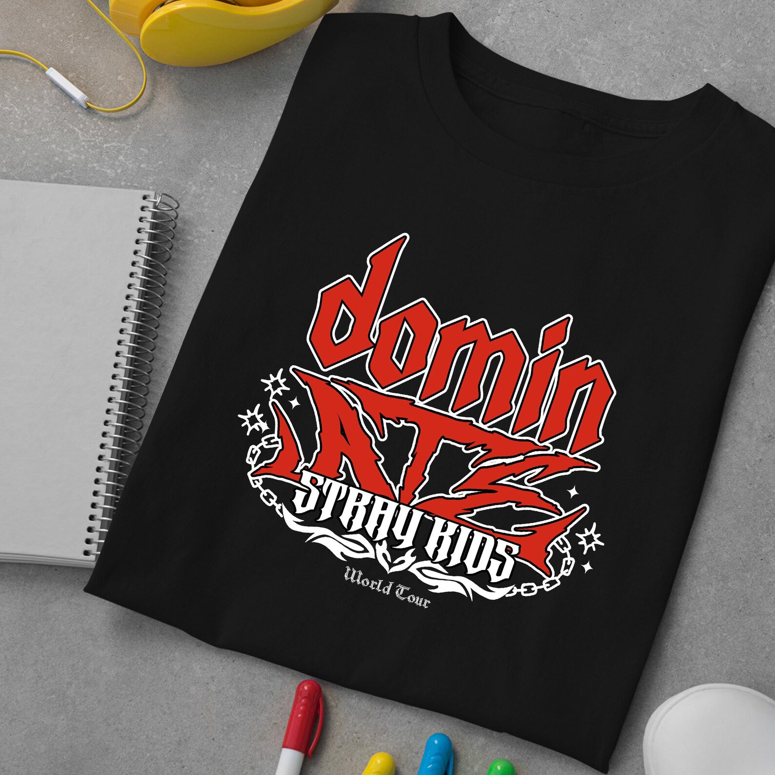 Stray Kids Dominate World Tour T-shirt, Stray Kids Shirt, Skz Merch, in ...
