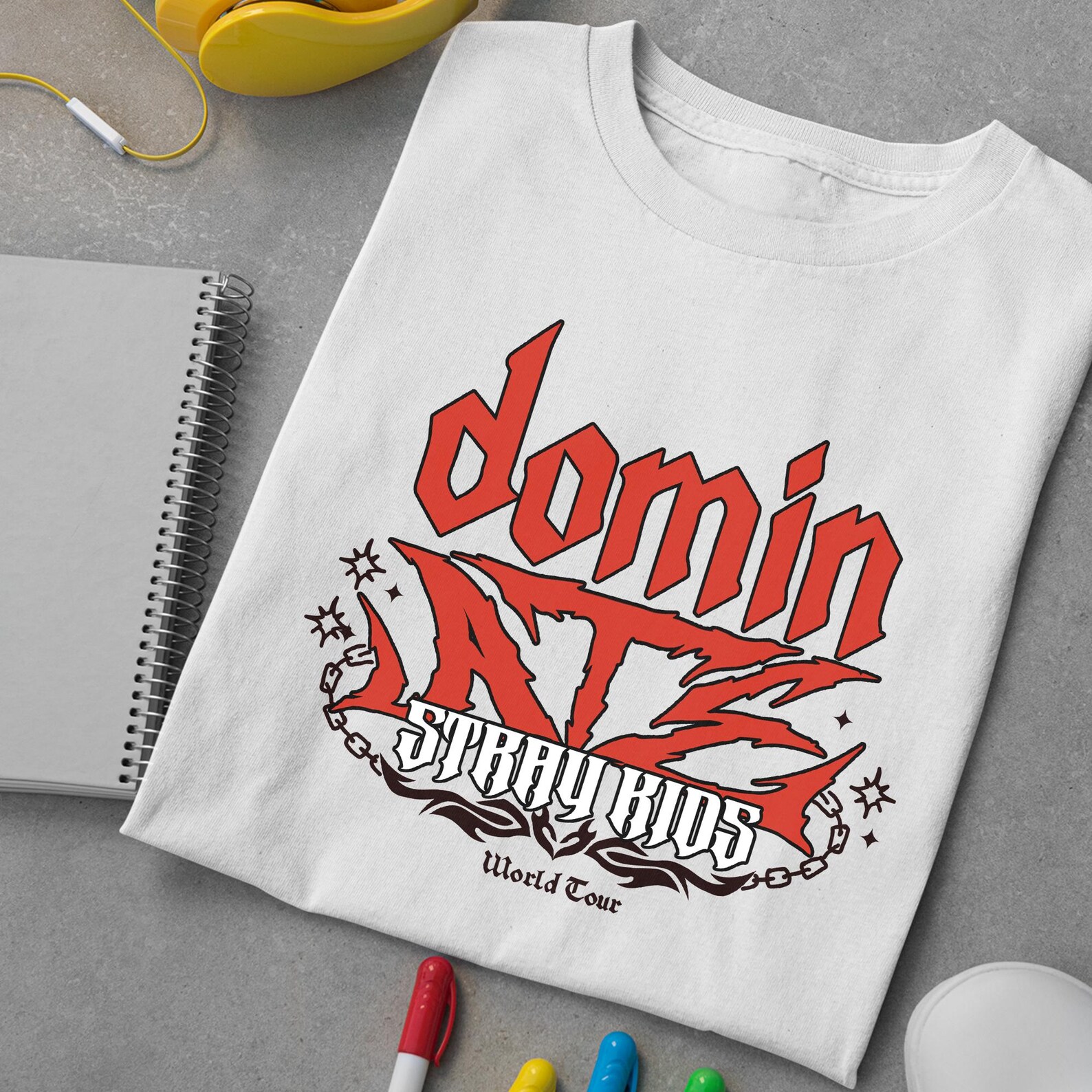 Stray Kids Dominate World Tour T-shirt, Stray Kids Shirt, Skz Merch, in ...