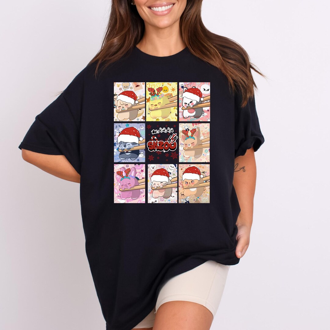 Cute Skzoo Christmas Shirt, Stray Kids Shirt, Stray Kids Christmas ...