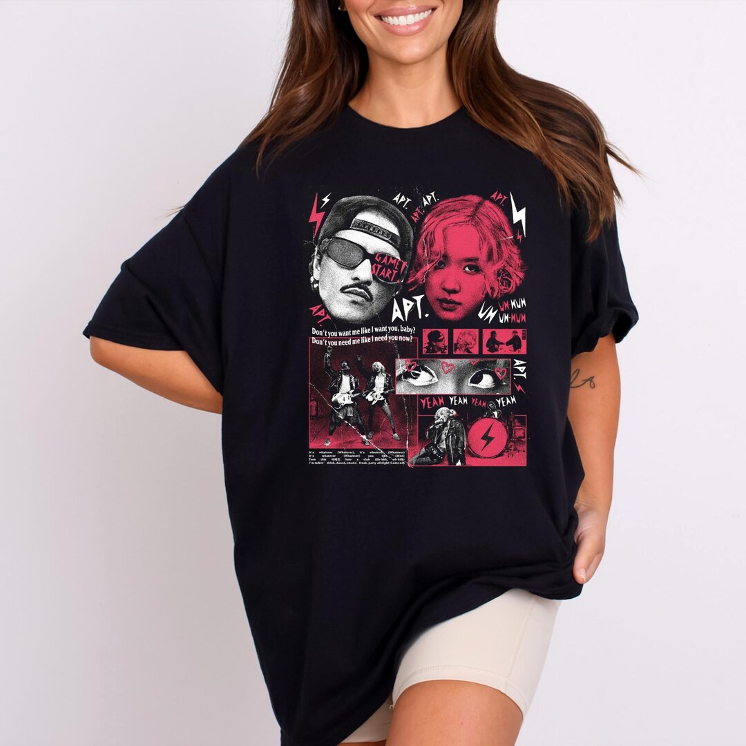 Rose Bruno Mars APT Graphic T-shirt, Rose Rosie Album Merch, Rose Apt ...