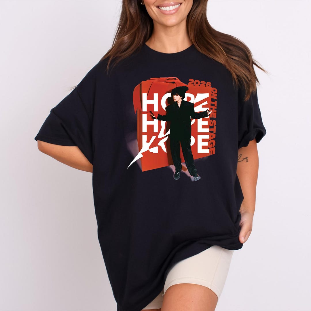 J-hope on the Stage World Tour 2025 Shirt, Jhope Shirt, BTS Tour Shirt ...
