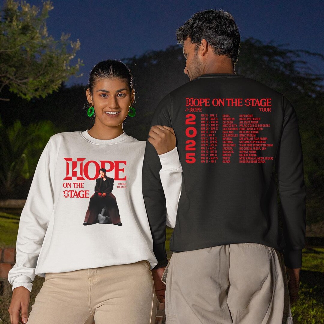 J-hope on the Stage World Tour Sweatshirt, Jhope Shirt, Jhope BTS ...
