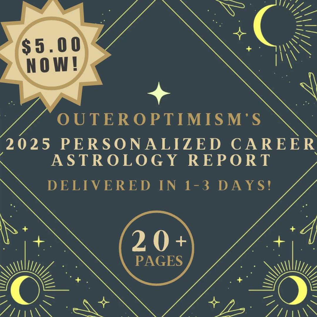 2025 Career Projection Astrology Report Monthly Insights & Financial ...