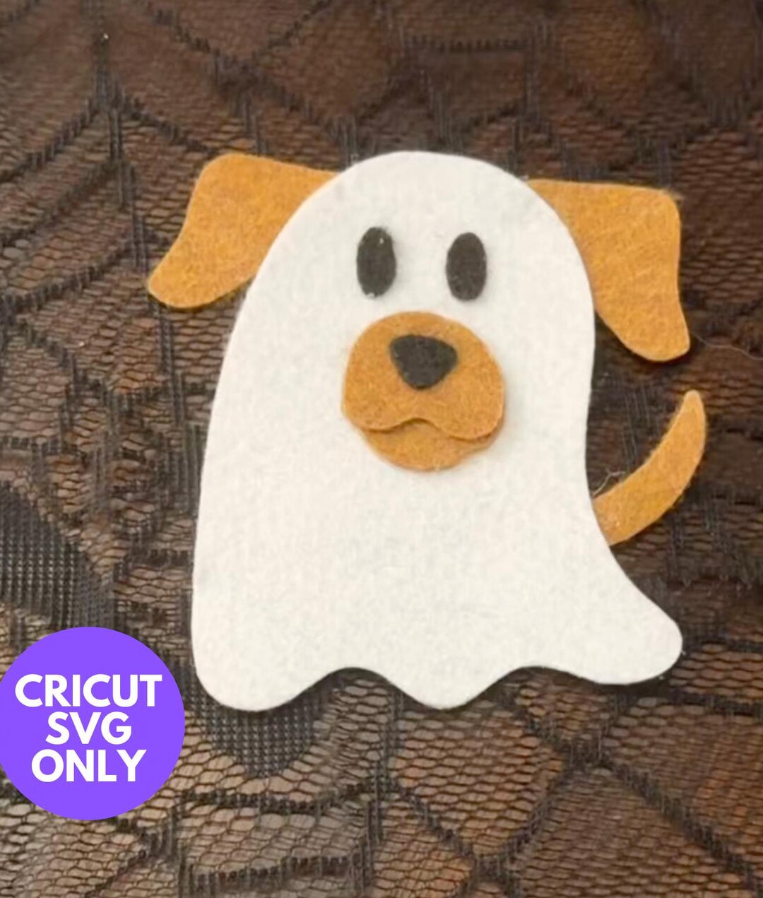 Felt Dog Ghost Design SVG Cricut - Etsy