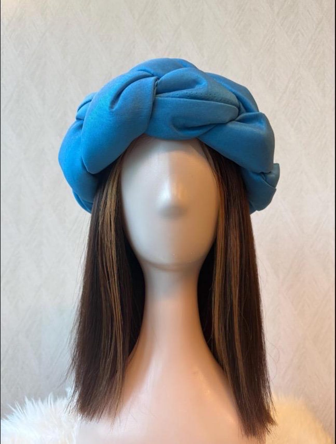 Sky Blue Plaited Headband: African Fashion Head Wrap - Etsy